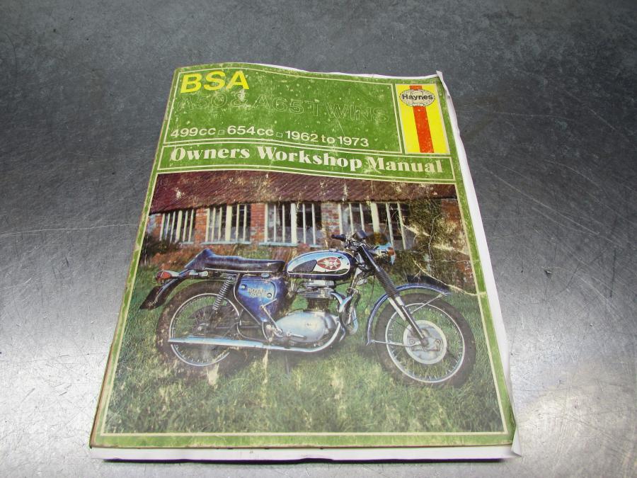 BSA A50 A65 500 650 1962-1973 Motorcycle Haynes Workshop Manual