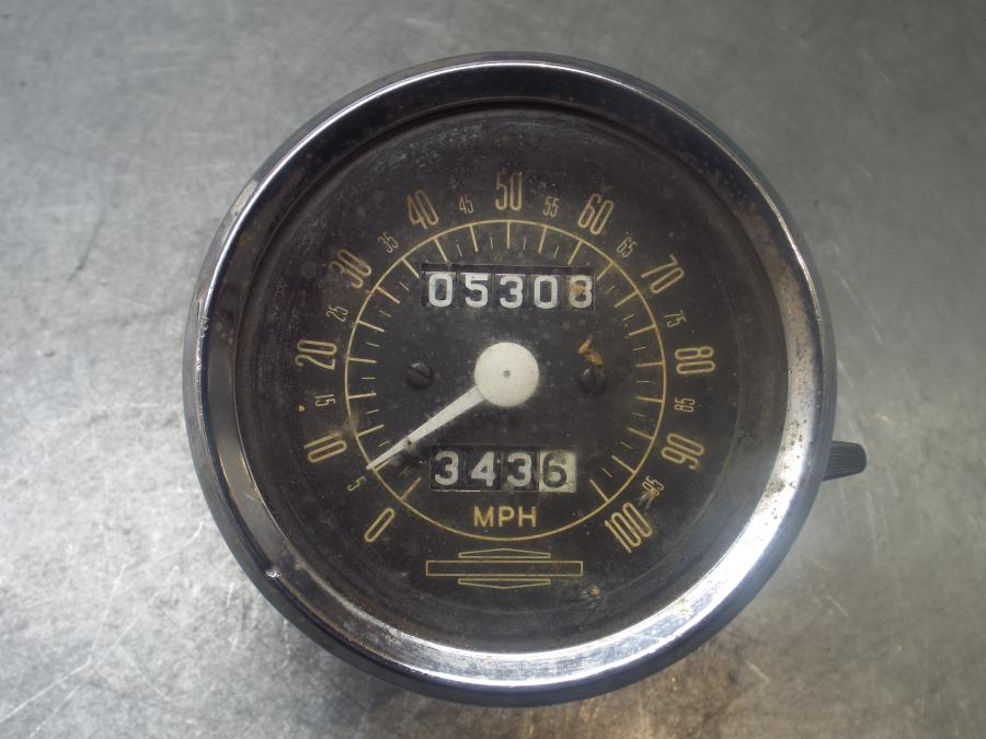 Harley Davidson Spring Aermacchi Circa 1960s Speedo Speedometer