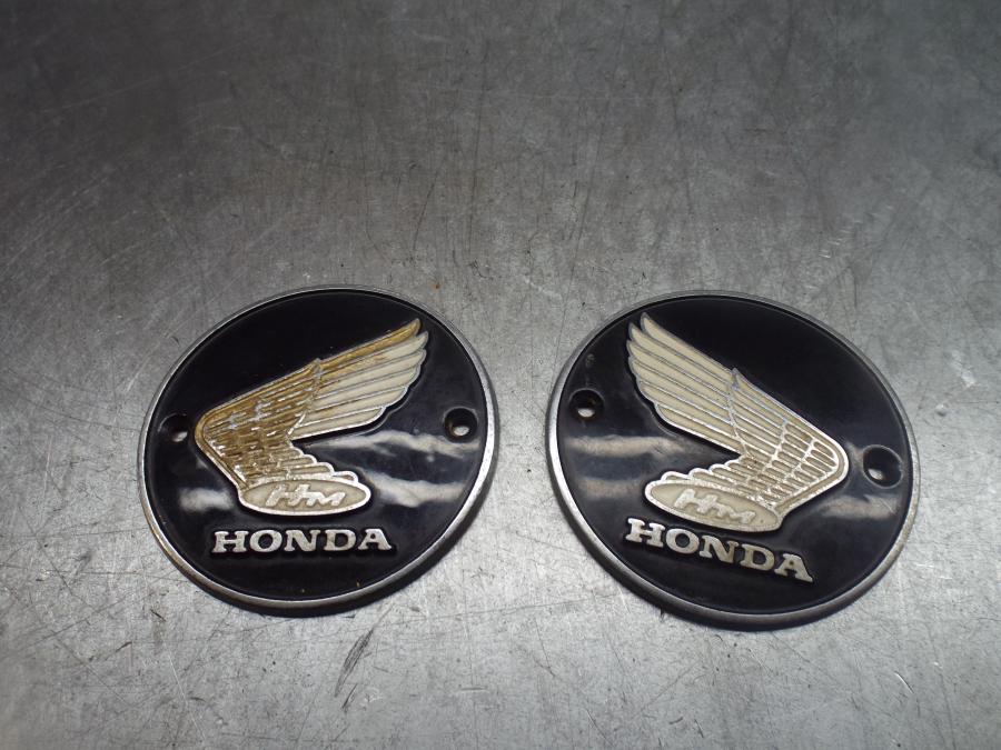 Honda 1960s Vintage Pair Of Motorcycle Tank Badges 70cm Diameter Alloy ...