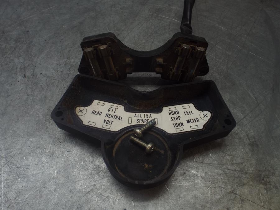 Honda CBX1000 Z 1979-1980 Motorcycle Electrical Fuse Box And Cover