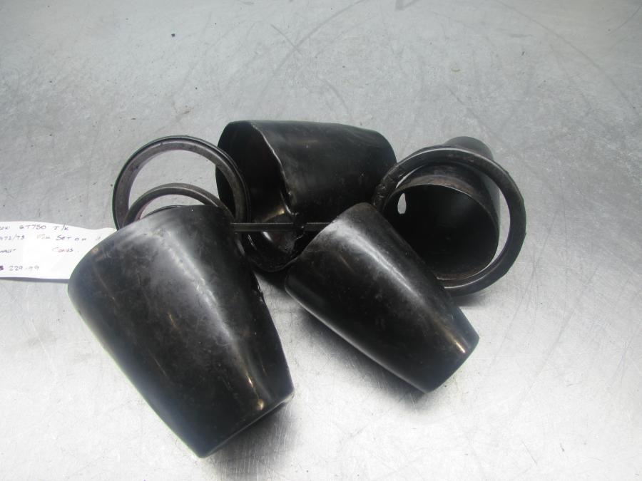 Suzuki GT750 J K 1972-1973 Motorcycle Full Set Of 4 Exhaust End Cones