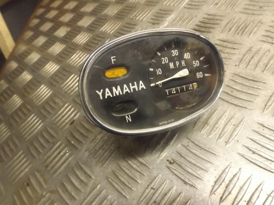 Yamaha 50cc 1960s Small Speedometer Speedo Clock Dial MPH
