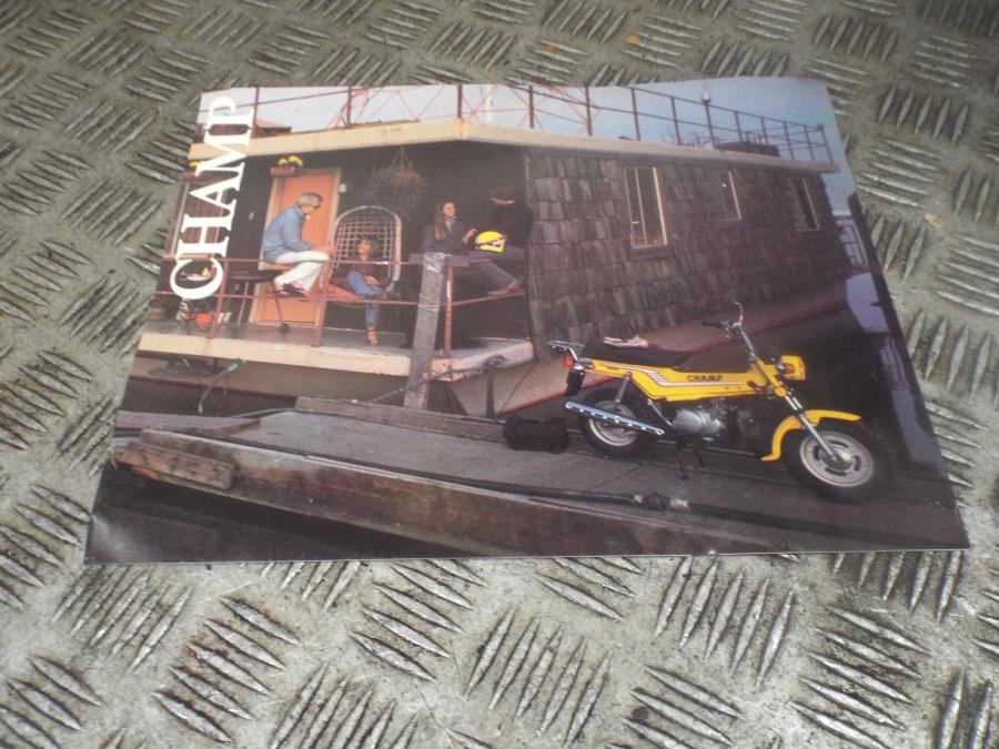 Yamaha Champ 70cc Vintage 1970s Original Sales Brochure