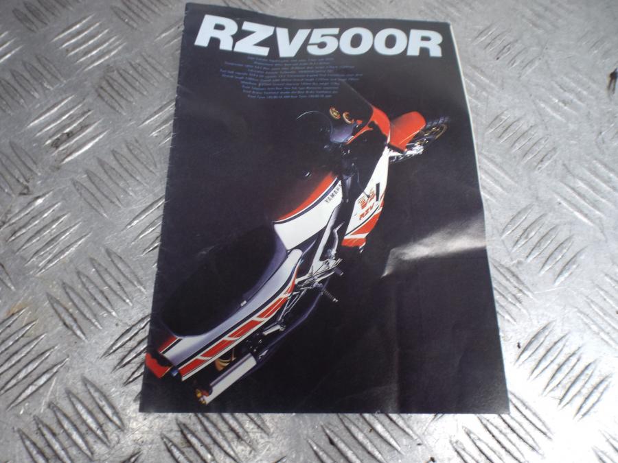 Yamaha RZV500R V4 Circa 1985 Japanese Small Sales Brochure RD500LC Version