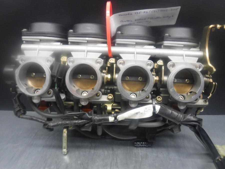 Yamaha YZF-R6 5SL 2003-2005 Throttle Body and injectors assembly
