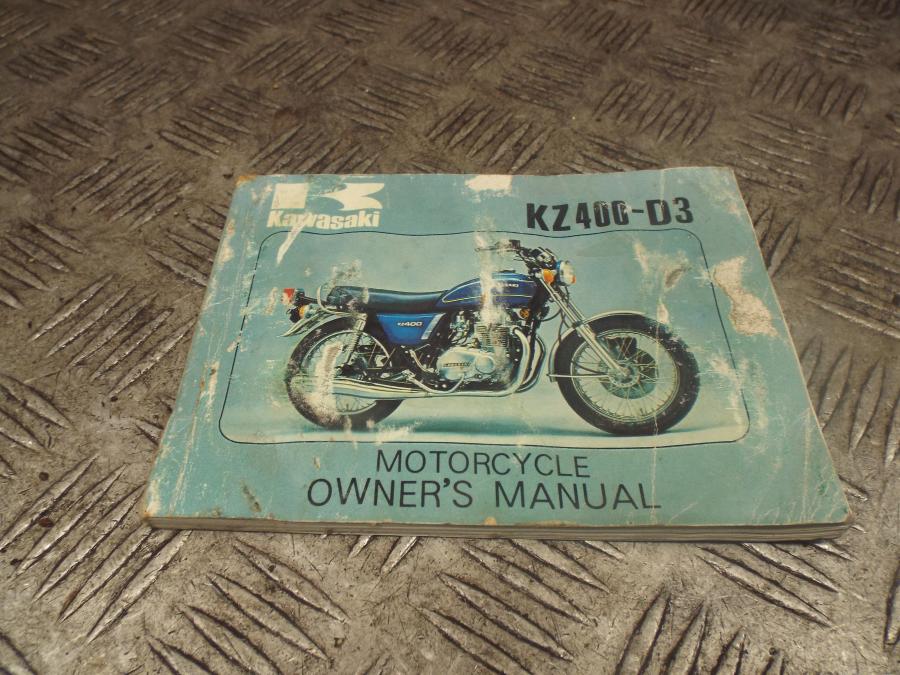 Kawasaki Z400 KZ400 D 1974-1976 74-76 Owners Manual Book