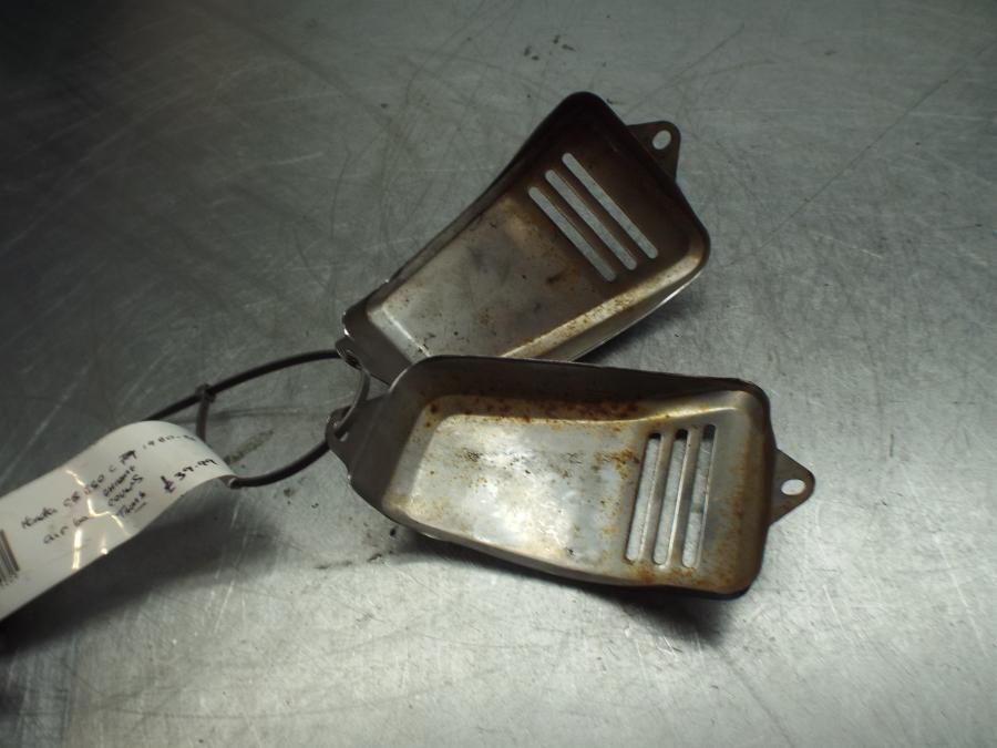Honda CB650 C 1980 Motorcycle Air Box Chrome Covers Trims x 2