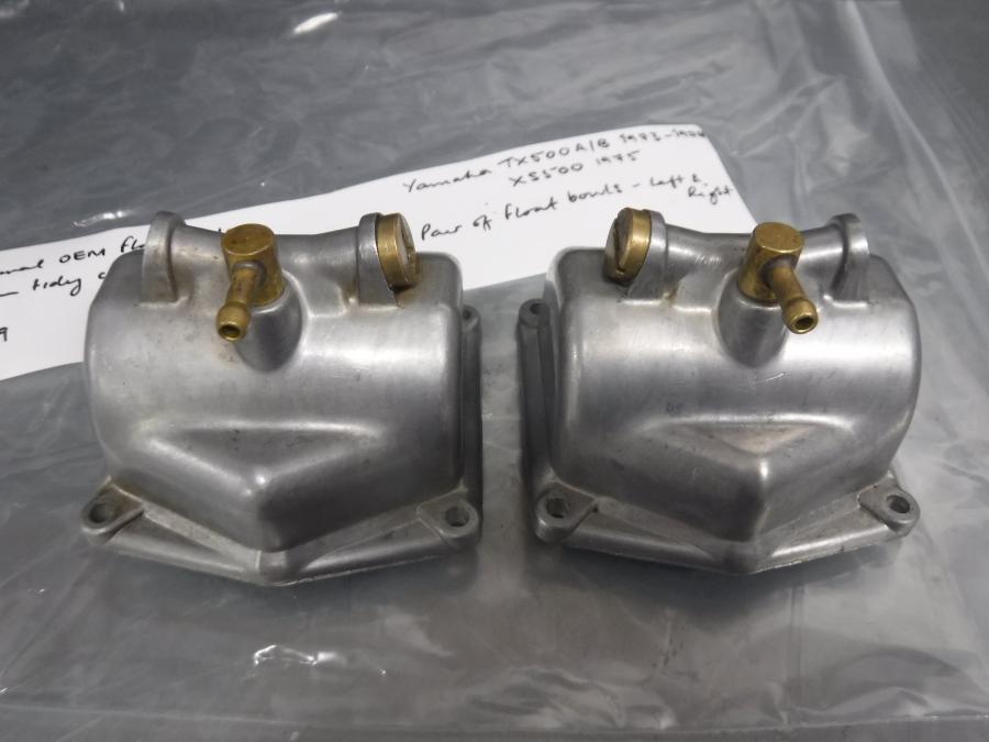 Yamaha TX500 A B 1973-1974 XS500 1975 Carb Carburettor Float Bowls Pair