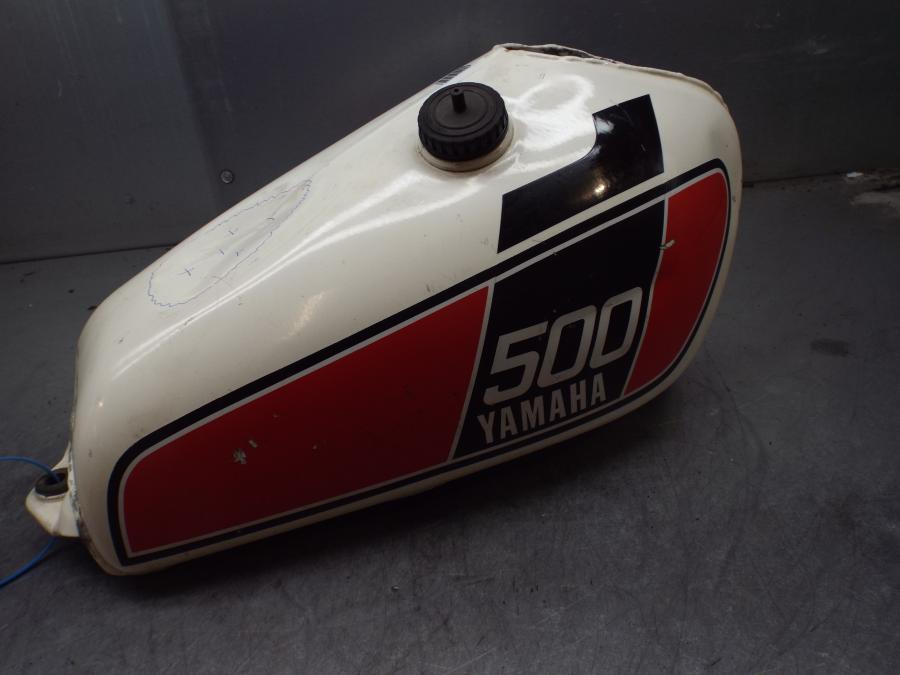 Yamaha XT500 1976-On Original Alloy Petrol Gas Fuel Tank Assembly
