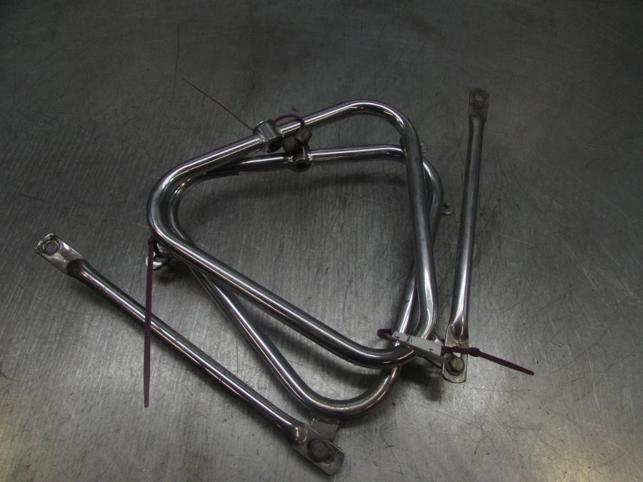 Motorcycle Samsonite Pannier Mounting Brackets Chrome Triangular Vintage